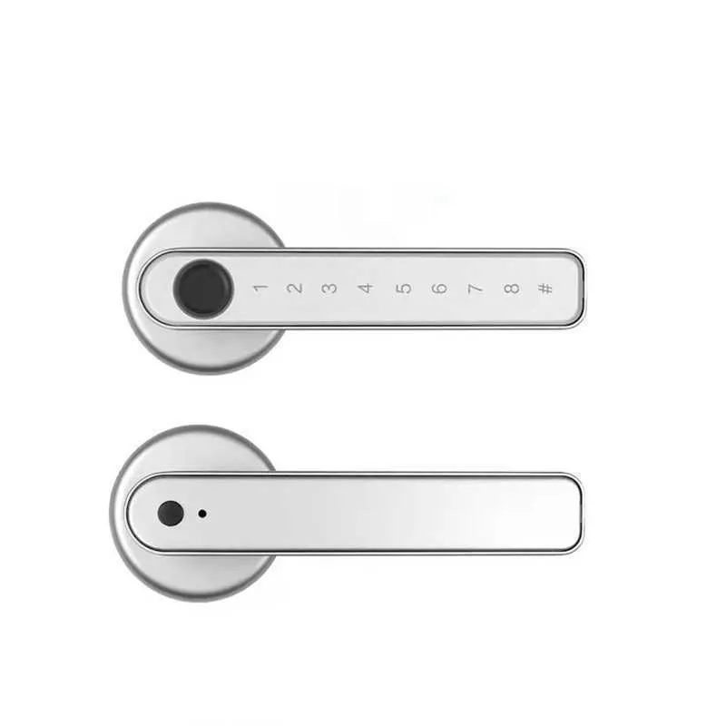 DHgate.com:2024 Smart Fingerprint Door Lock with Handle - Keyless Entry ...
