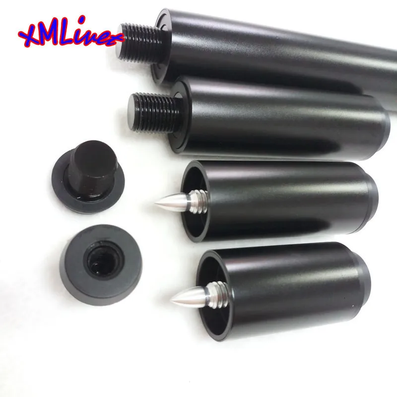 Billiard Cues Xmlivet 2/3/4/8inch Black Aluminum Alloy Pool Cue ...