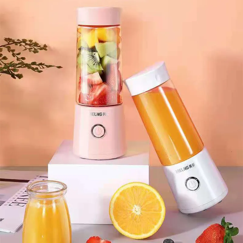 Juicer Mini Portable Blender USB Rechargeable Fruit Vegetable Mixer ...