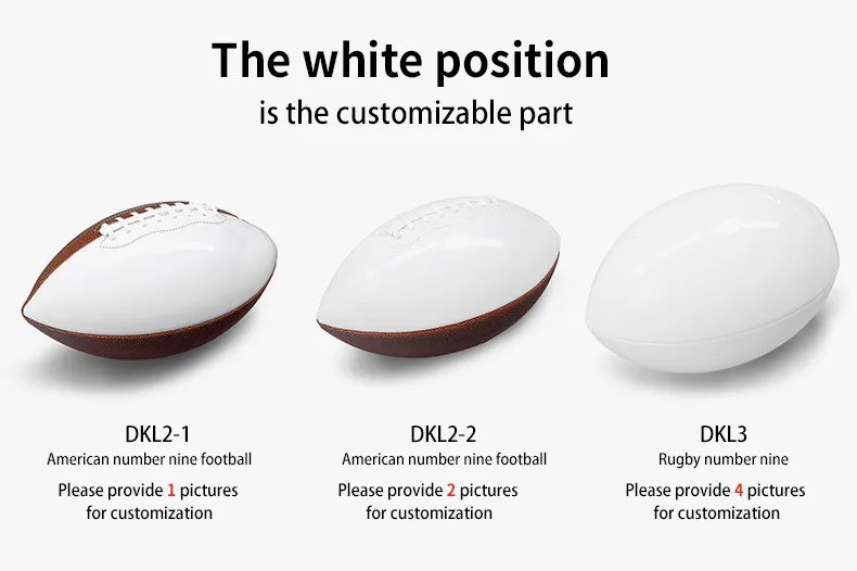 Custom American Number 9 Football DIY Rugby Matches Six Nations ...