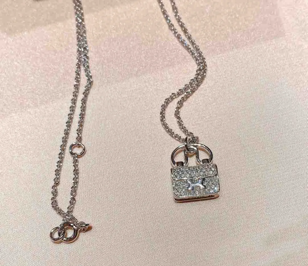PS7587B Luxury Charm Pendant Necklace Diamond &... From Topbrandjewelry ...