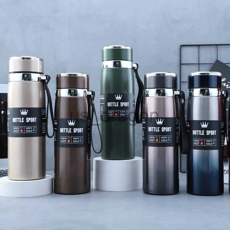 Large 1000ml Stainless Steel Thermos Flask: Premium Insulated Water ...