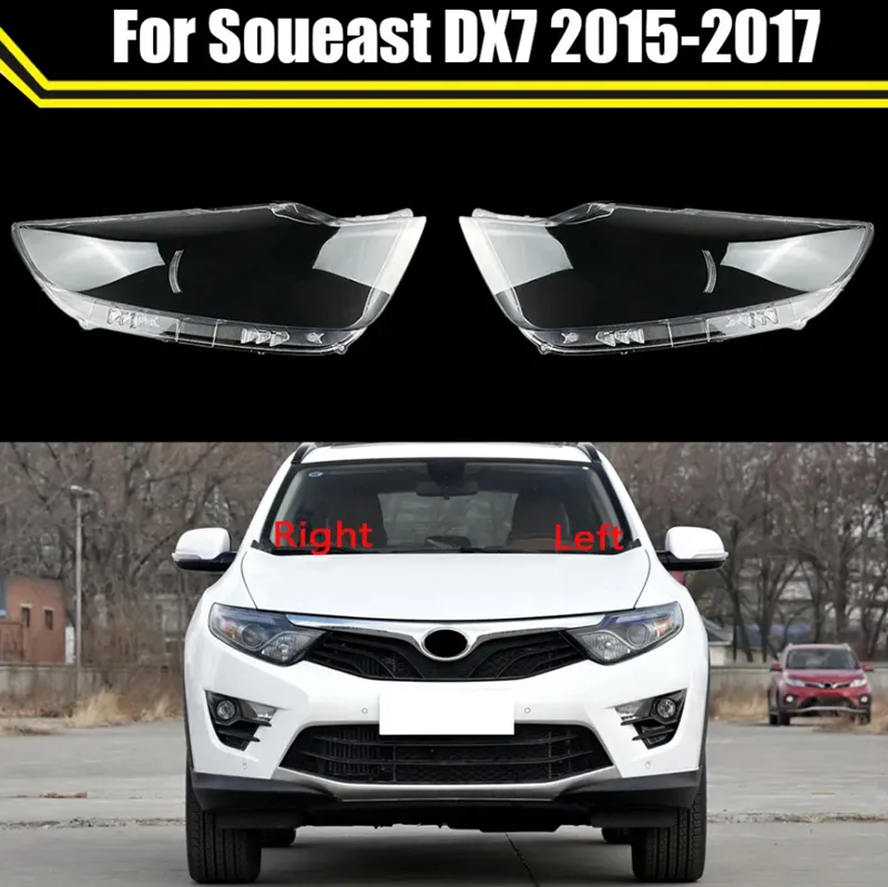 DHgate.com:Transparent Headlight Lens Cover for Soueast DX7 2015-2023 Auto Headlamp Lampshade ...