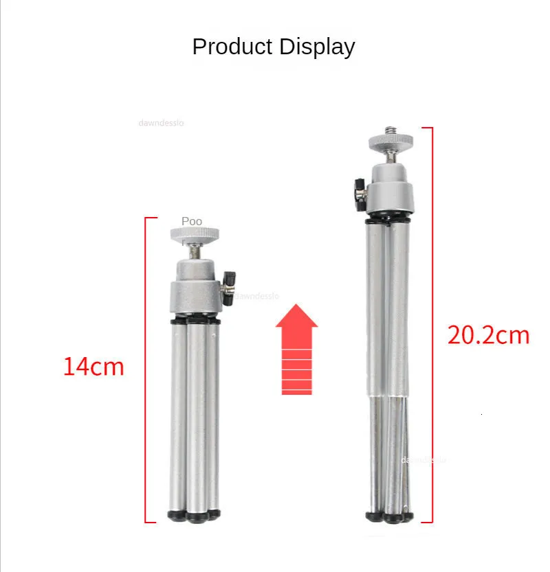 DHgate.com:Flexible Mini Tripod with 2-Section Stand Holder for ...