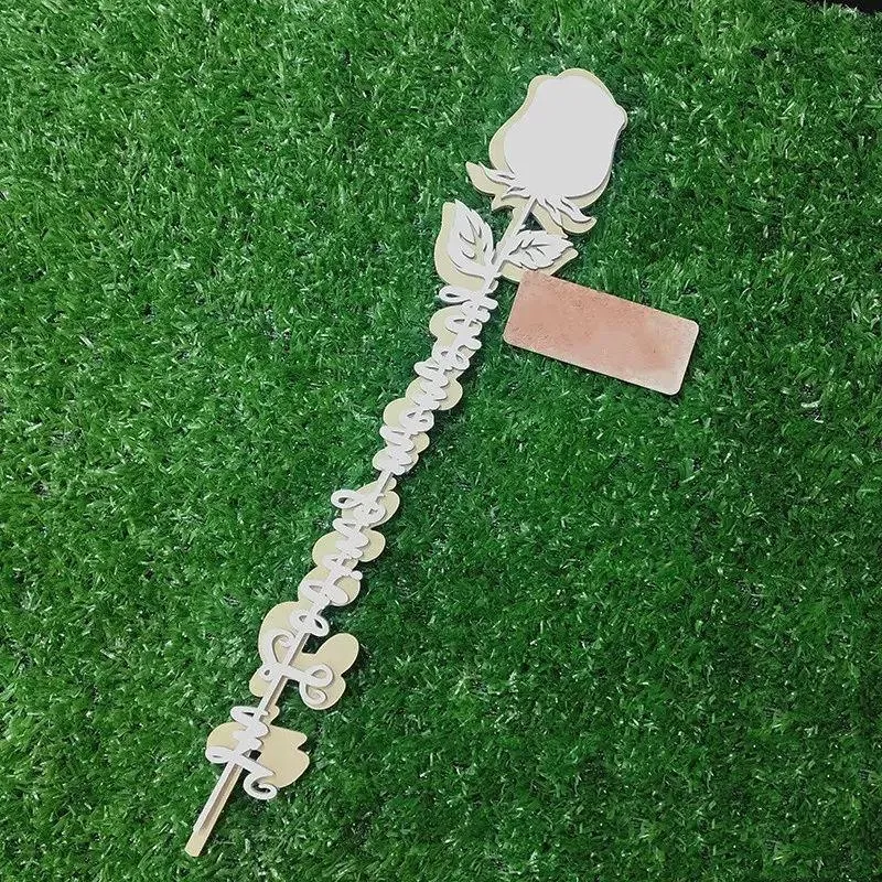 Wholesale Double Layer MDF Wooden Rose Blank For DIY Sublimation ...