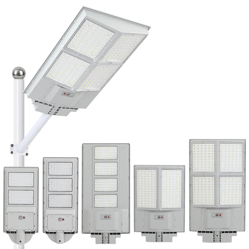 800W/1000W LED Solar Street Light with Motion Sensor & Pole - IP65 ...