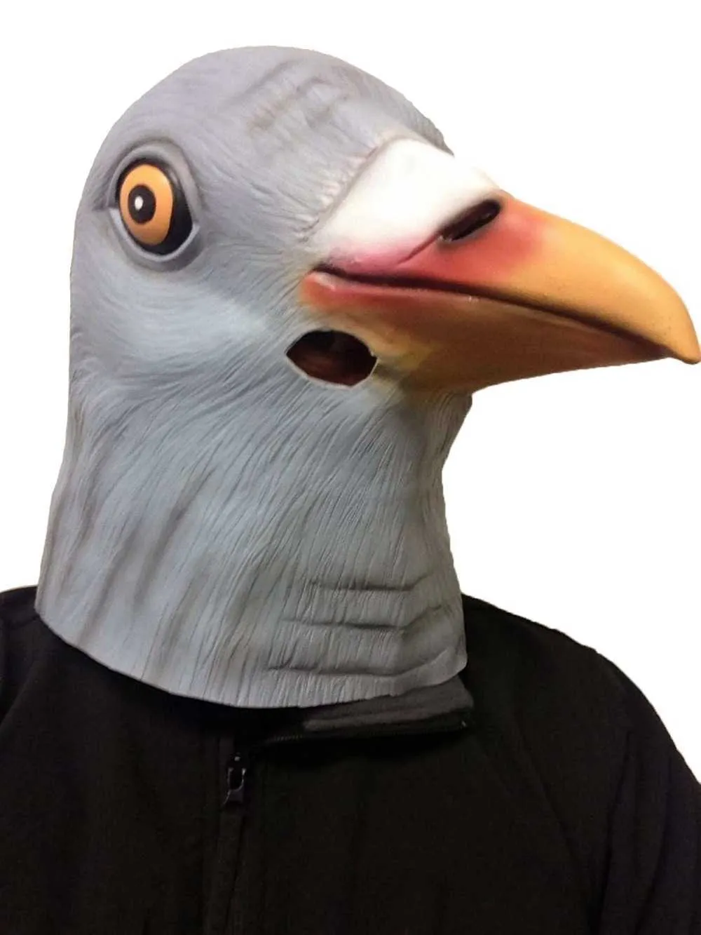 Realistic Bird Mask - Full Head Latex Animal Masks for Costume Party ...