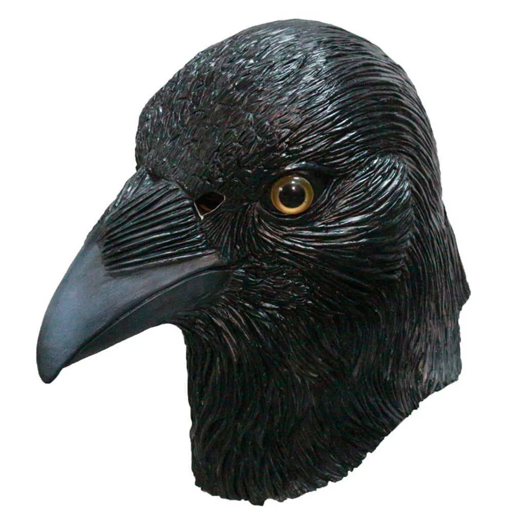 Realistic Bird Mask - Full Head Latex Animal Masks for Costume Party ...
