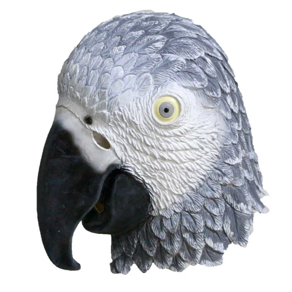 Realistic Bird Mask - Full Head Latex Animal Masks for Costume Party ...