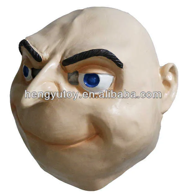 Latex Gru Mask For Men Full Overhead Rubber Mask For Men For Halloween ...