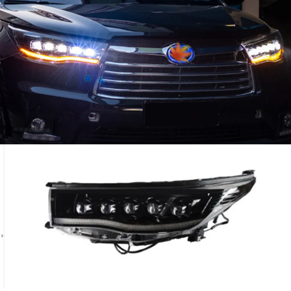 DHgate.com:Toyota Highlander LED Headlights, Front Lamp 2015-2018 New ...
