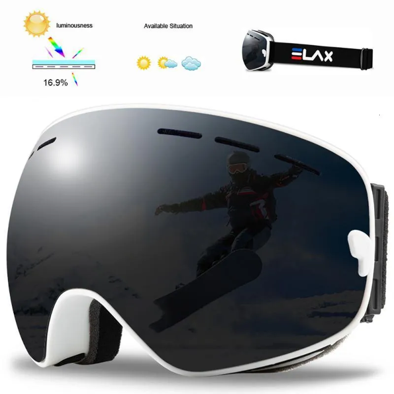 UV400 Anti-Fog Ski Goggles - Winter Snowboard Glasses for Men & Women ...