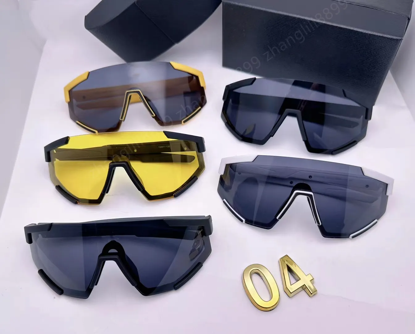 Designer Shield Sunglasses For Women Men Large Wraparound Active ...