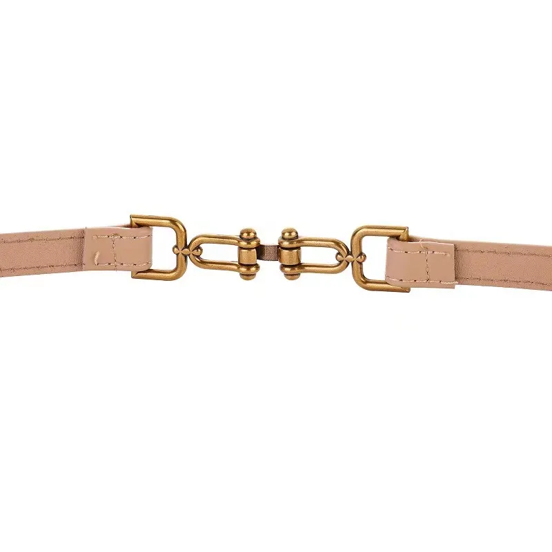 Elegant Women's Leather Belt with Lock Design - Casual & Dress Belts ...