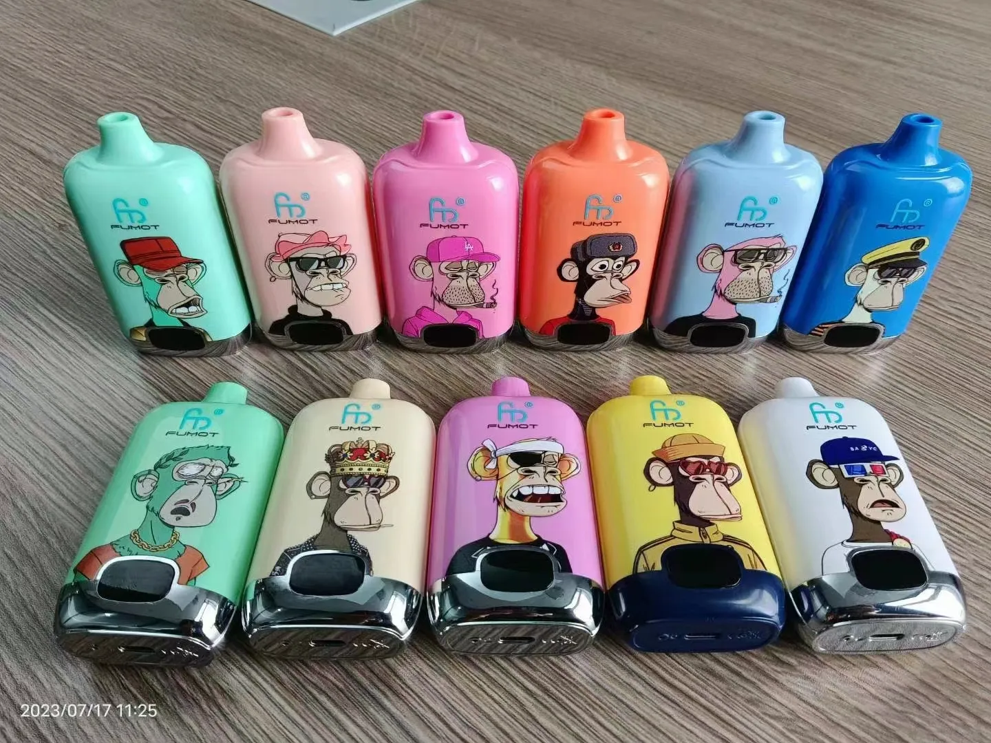 Original Fumot RandM 12000 Puffs Digital Box Vape 16 Flavors Available ...