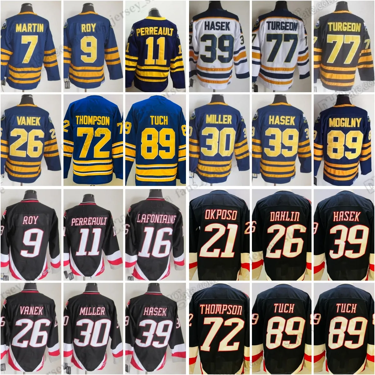 CCM Retro College Vintage Hockey Shirts 1970 1999 #7 Rick Martin, #9 ...