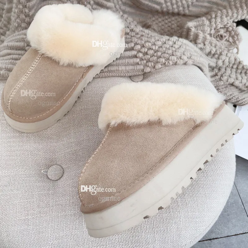 Tazz Braid Designer Snow Boots Women Tasman Womens Fur Furry Fluffy ...