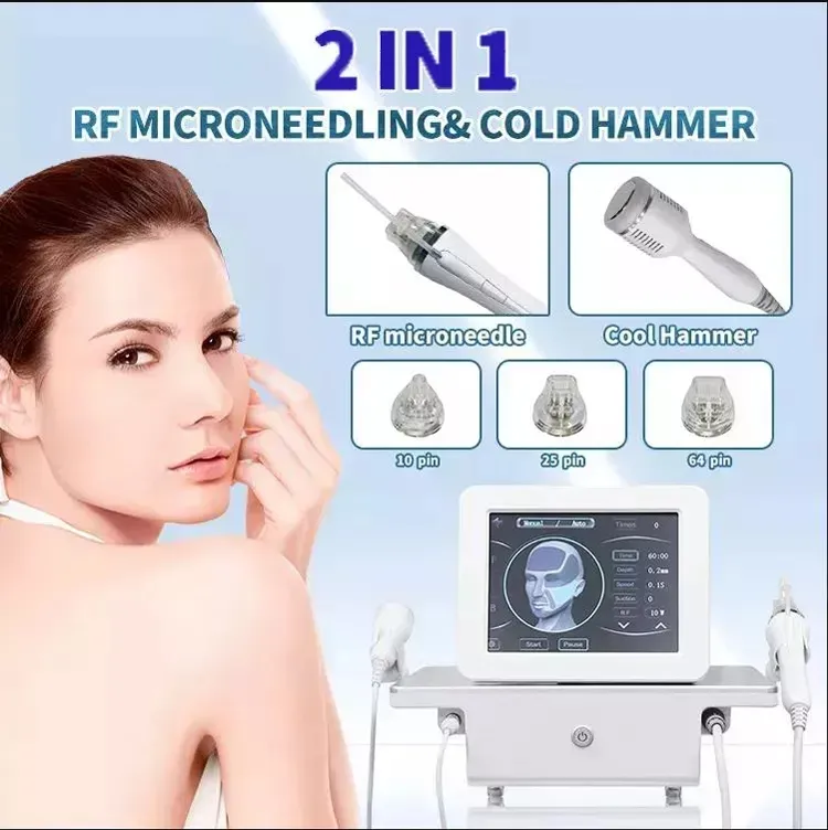 Cryo Fractional RF Face Pimple Removal Machine For Skin Tightening ...