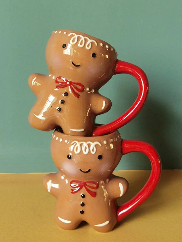 3D Gingerbread Man Ceramic Mug Perfect Christmas Or Xmas Gift For ...