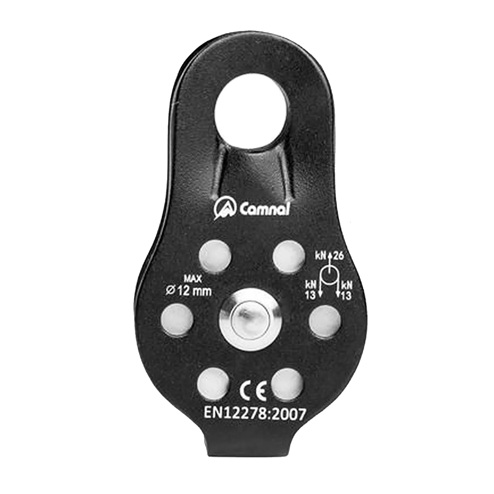 26KN Rock Climbing Pulley - Heavy Duty Carabiner, Fixed Rope Pulley ...