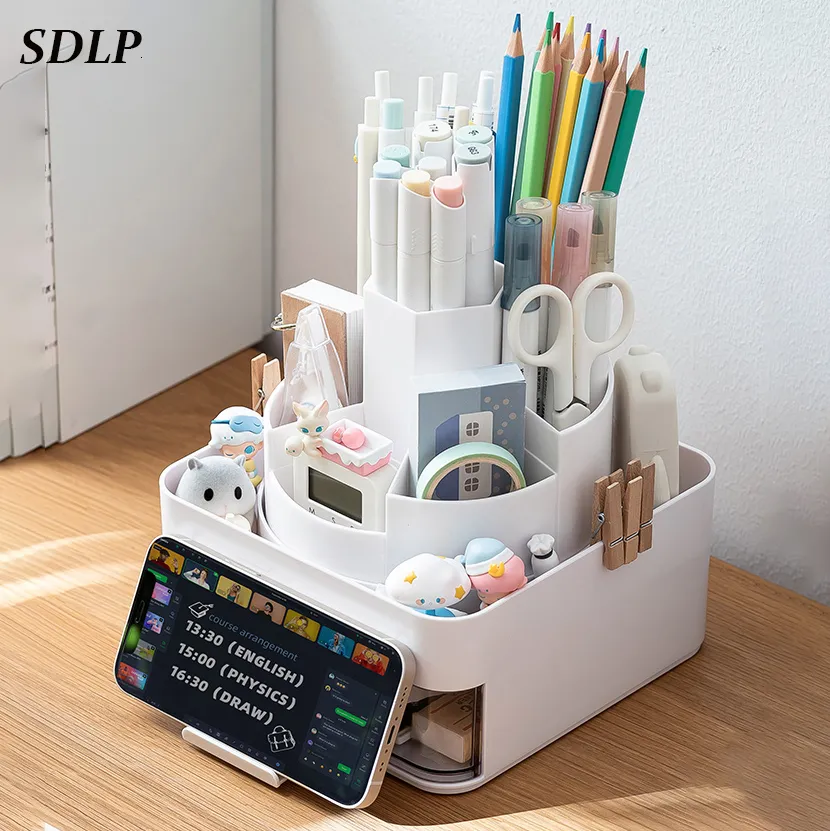DHgate.com:Storage Holders Racks Multifunctional 360 ° Rotary Pen ...