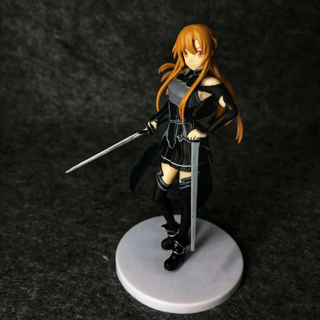 Finger Toys 17.5cm Sword Art Online Yuuki Asuna Anime Figure SAO ...