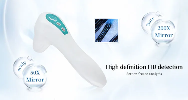 Professional Hair & Scalp Analyzer with Microcurrent Massager | Hair ...