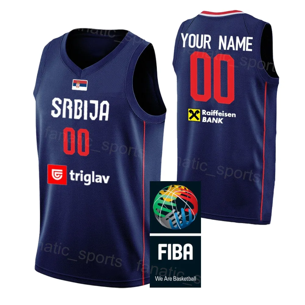 Serbia Basketball National Team Jersey, World Cup 2023, NIKOLA ...