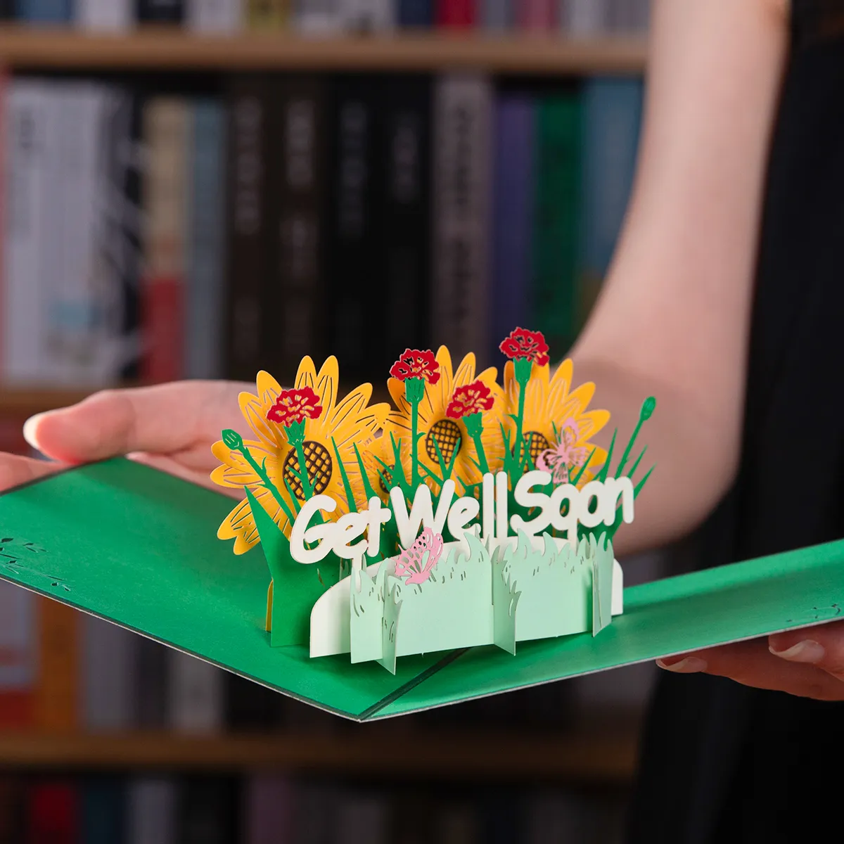 Greeting Cards Get Well Soon Pop Up Cards 3D Floral... From Xue10, $7. ...