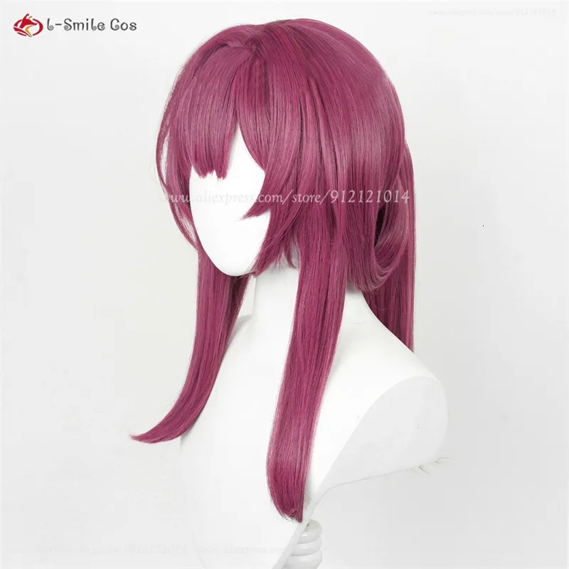 DHgate.com:Honkai Star Rail Kafka Cosplay Rose Purple Wig - 43cm Heat ...
