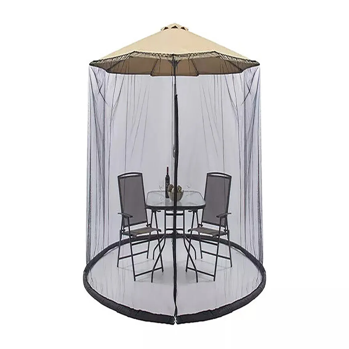 DHgate.com:9ft Patio Umbrella Bug Screen w/Zipper Door and Polyester ...