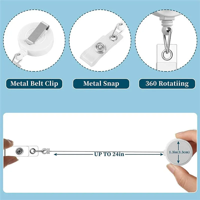 360° Rotating Sublimation Nurse Badge For DIY Office And Party Favors ...