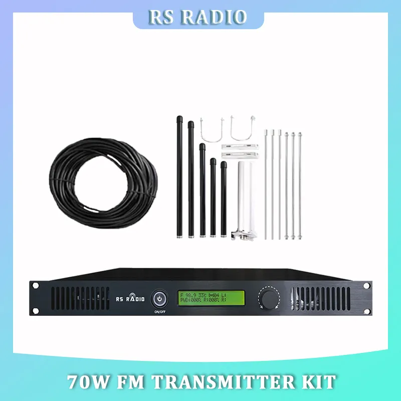 DHgate.com:70W FM Radio Kit with Antenna | Digital Stereo Transmitter ...