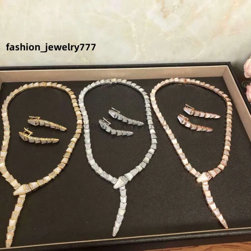 Statement Snake Jewelry Set: Designer Choker Necklace & Earrings ...