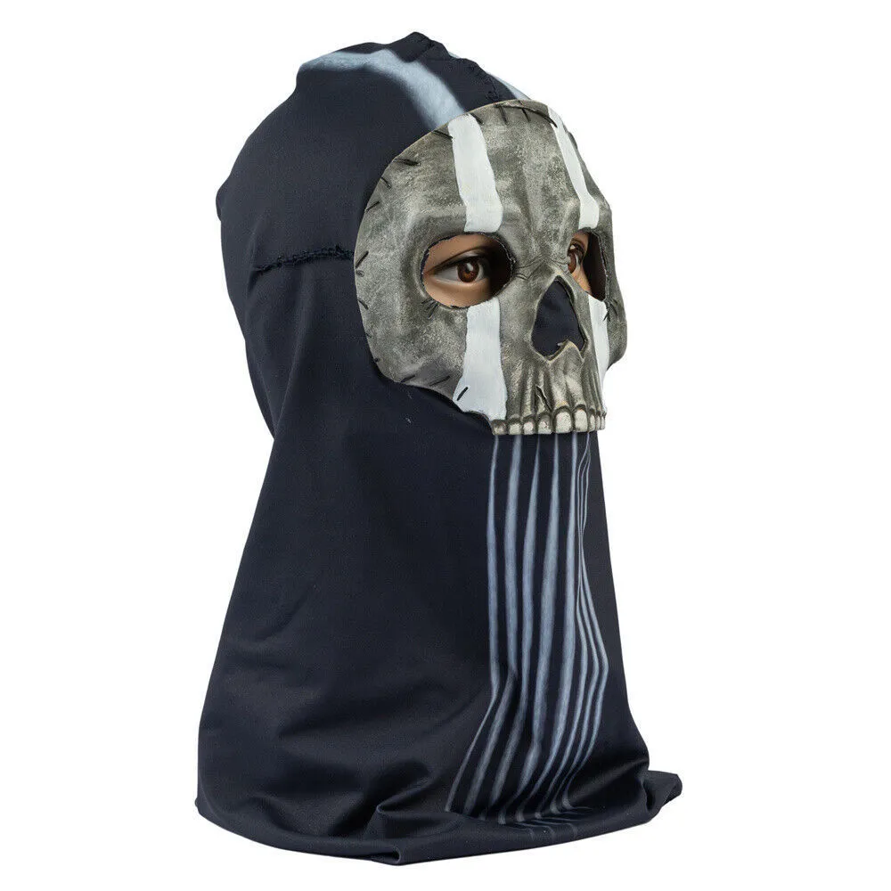 Party Masks Xcoser Game Call Of Duty Warzone Balaclava Skull Ghost Full ...