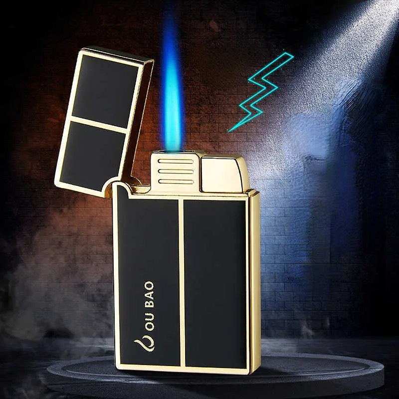 Metal Windproof Langsheng Direct Punch No Gas Lighter Set for Kitchen ...