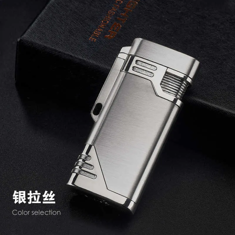 Creative Double Flame Lighter - Windproof Torch Jet Flame, Unique No ...