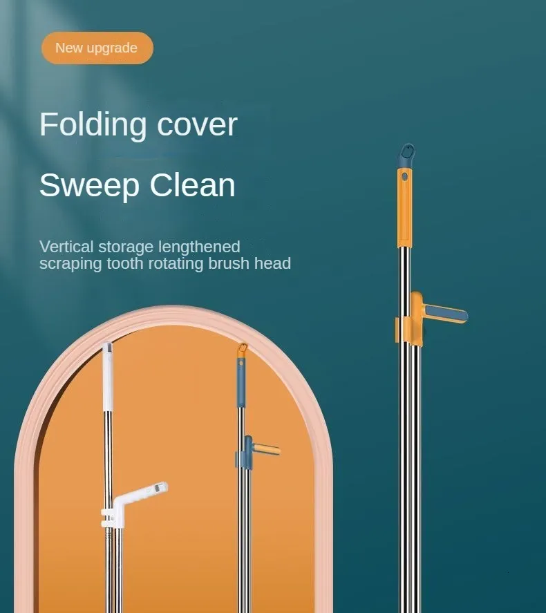 Hand Push Sweeper Broom and Dustpan Set - Household Brush Combination ...