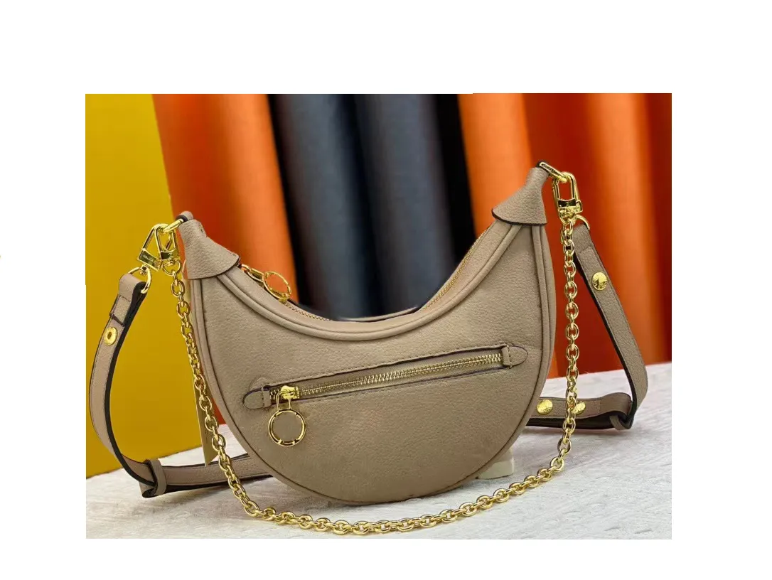Crescent Handbag: Elegant Embossed Shoulder Bag, Fashionable Moon Shape ...