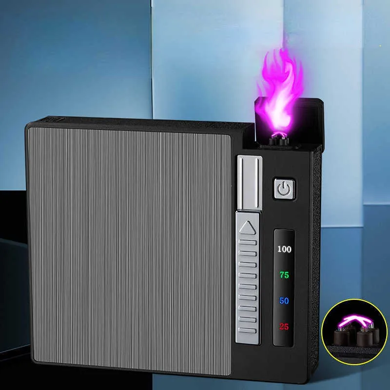 DHgate.com:Waterproof Arc Lighter Cigarette Case - Multifunctional ...