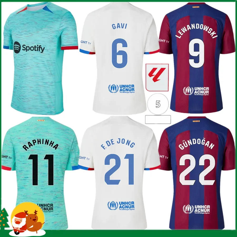 23 24 LEWANDOWSKI Soccer Jersey PEDRI GAVI Camiseta De Futbol 2023 ...
