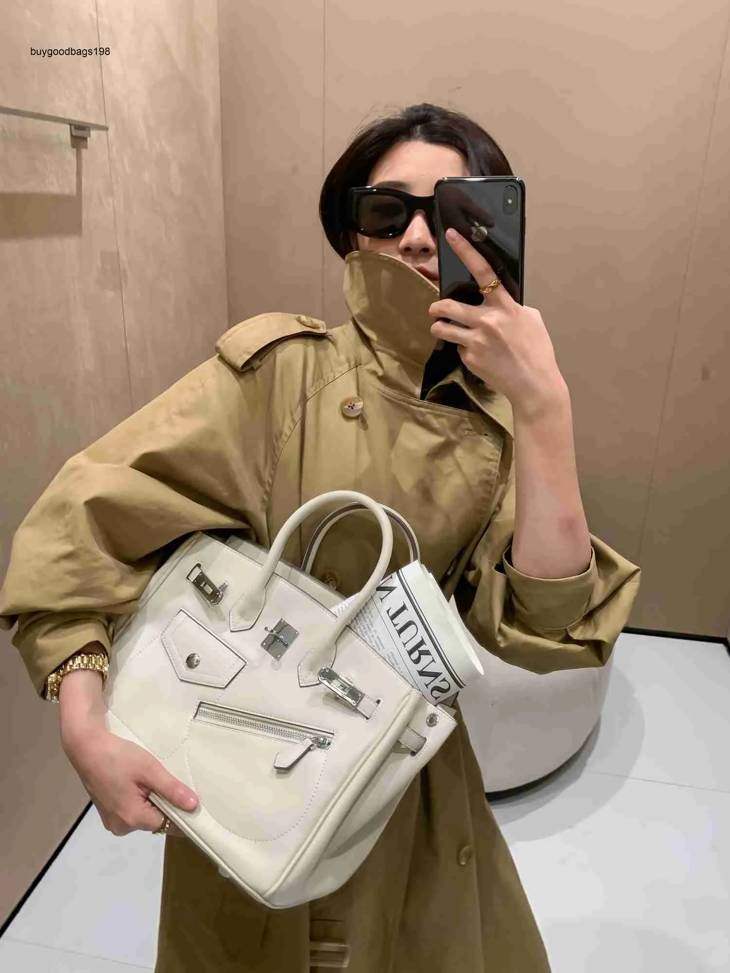 High-Capacity Cargo Handbag - Handmade 7A Platinum Bag, New Women's ...