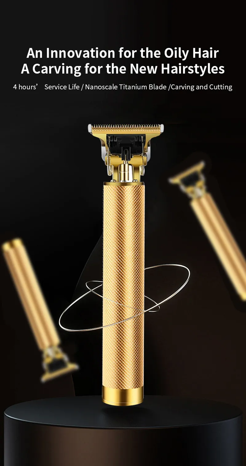Professional Hair Clippers for Men - Cordless Hair Trimmer, Vintage T9 ...