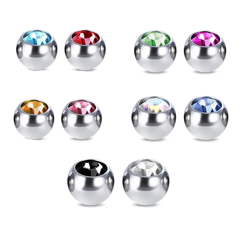 DHgate.com:14G 16G Labret Lip Piercing Jewelry Replacement Balls ...