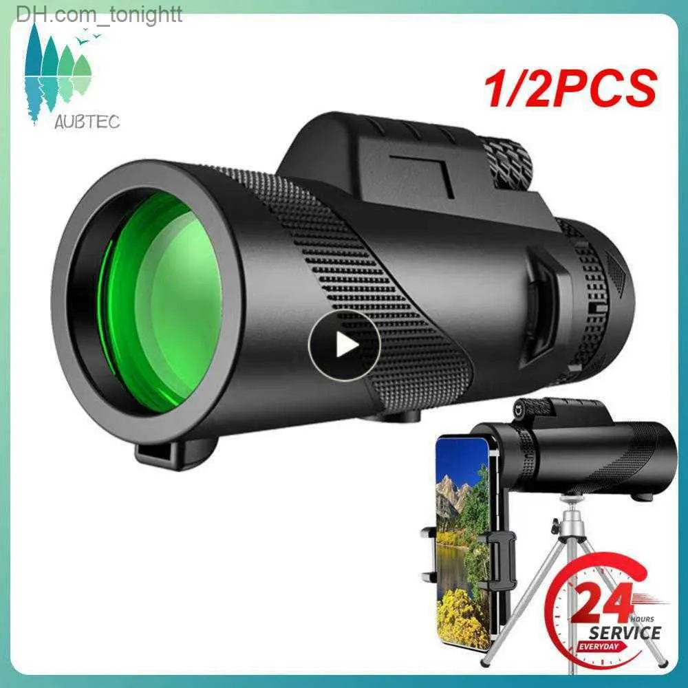 Telescope, 1/2 Pack, Portable Zoom HD 5000M, Folding Long Distance Mini ...