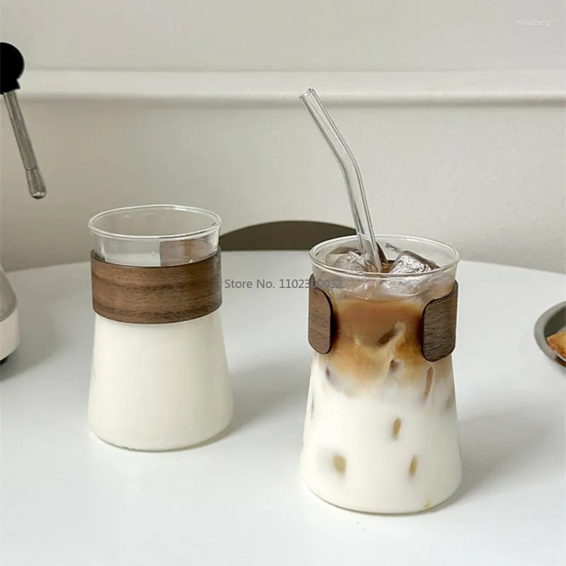 DHgate.com:Creative Glass Cups for Iced Latte, Coffee, Juice, Milk Tea ...