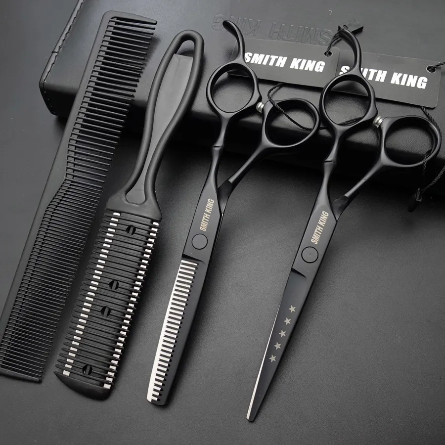 Professional Hair Cutting Scissors Set - 7 Barber Shears Kit, SMITH ...