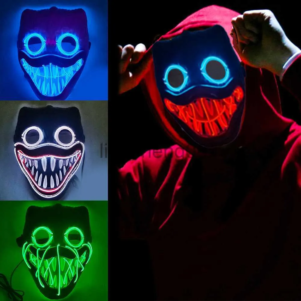 Party Masks Halloween Neon Led Purge Mask Masque Masquerade Party Masks ...