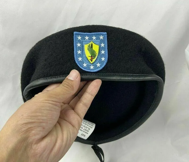 DHgate.com:Authentic US Army Infantry Regiment Black Wool Beret ...
