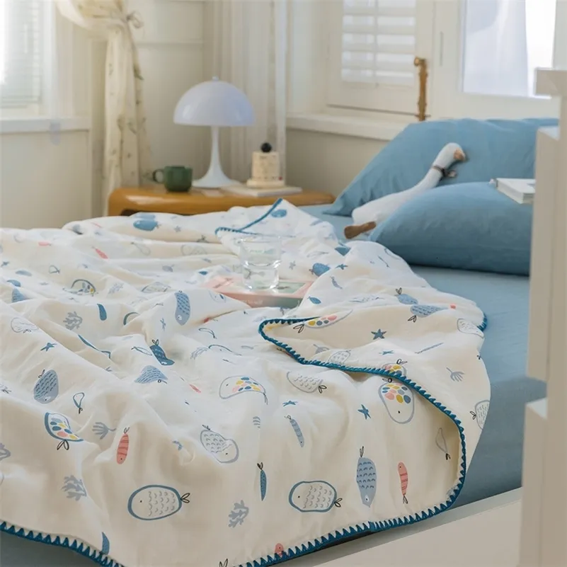 DHgate.com:2-Layer 100% Organic Cotton Gauze Baby Quilt, Soft Soy Fiber ...